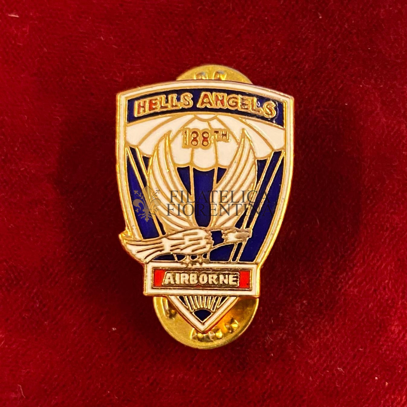 Crest 188th Airborne Infantry Regiment - Hells Angels – Filatelica ...